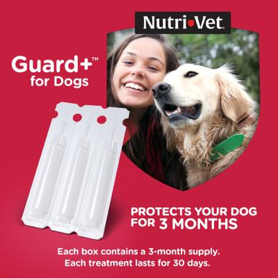NUTRI-VET Guard Plus Flea & Tick Treatment for Medium Dogs, 45-88 lbs ...