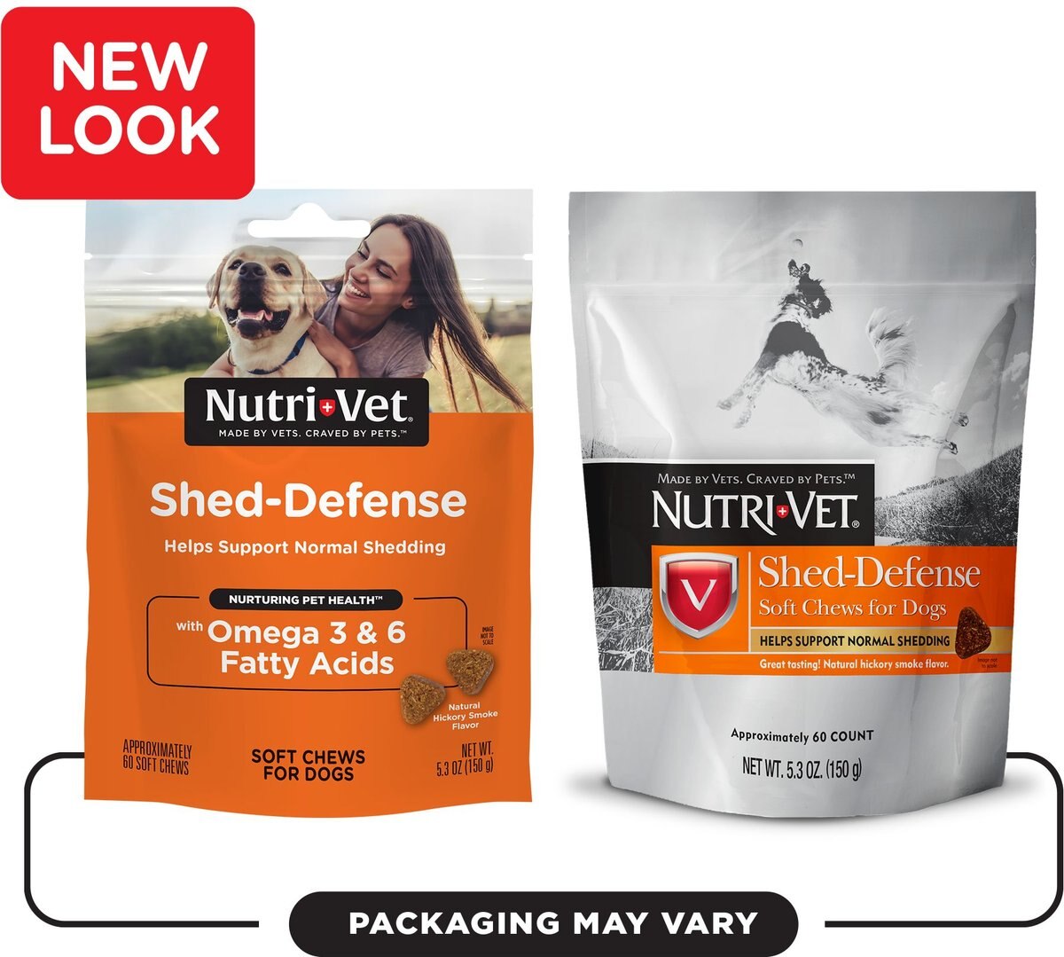 NUTRI-VET Shed Defense Seafood & Fish Flavored Soft Chews Skin & Coat ...