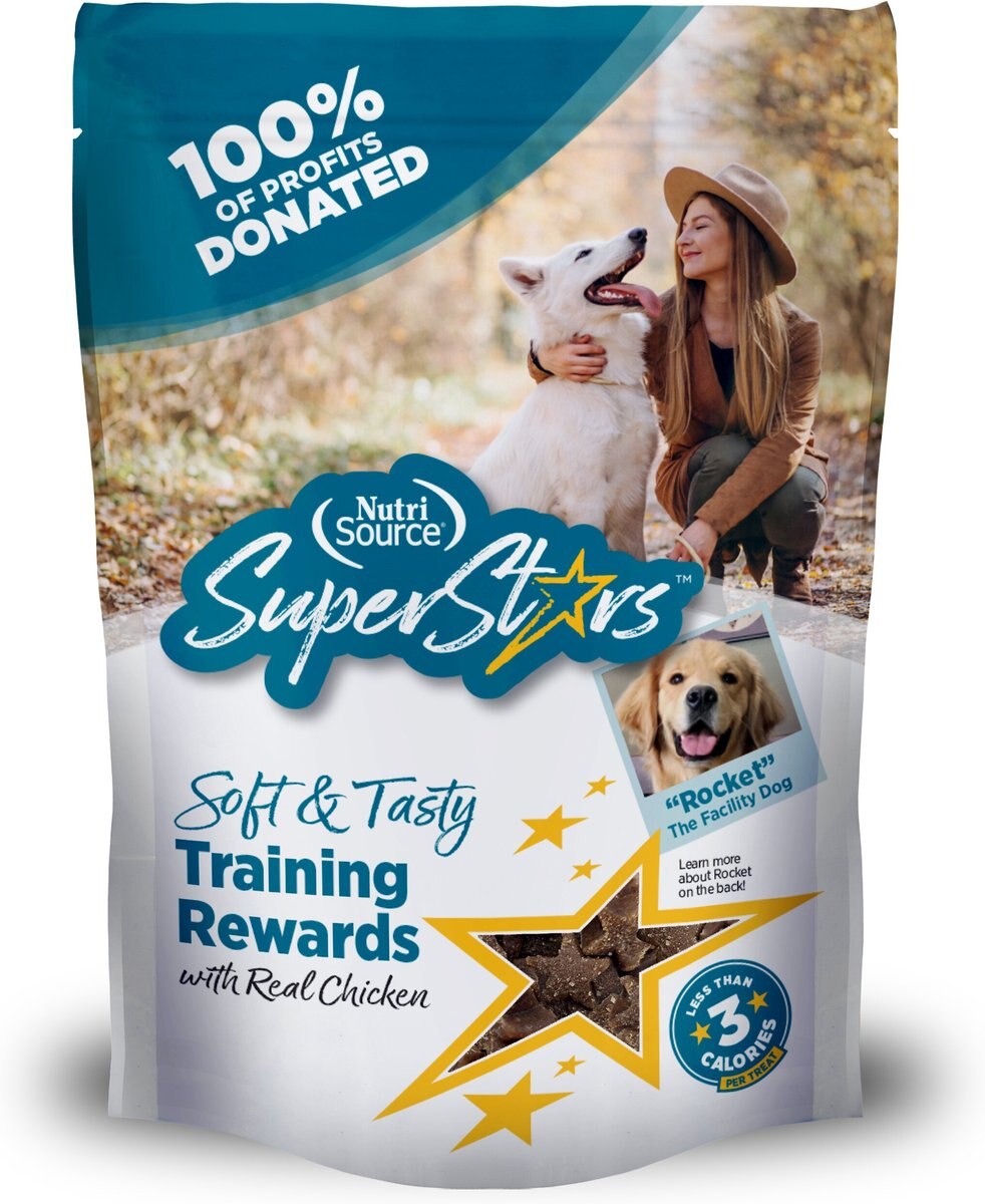 NUTRISOURCE Super Star Training Chicken Flavor Dog Treats, 16-oz bag ...