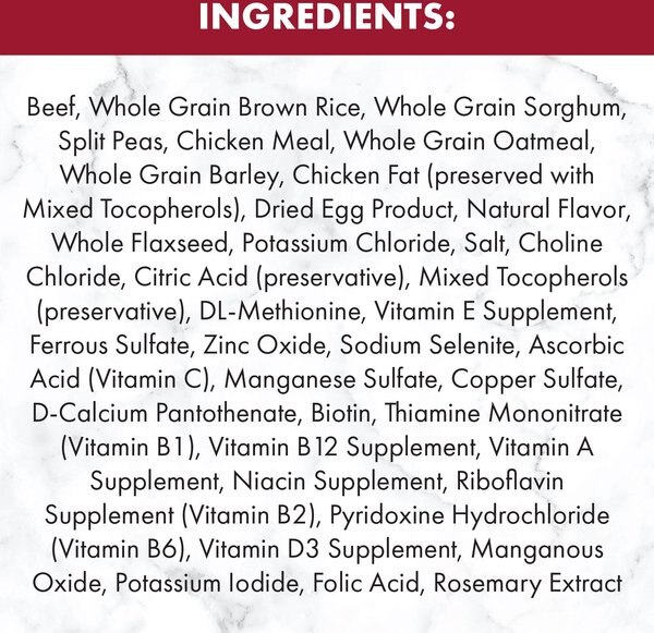 Discontinued - NUTRO SO SIMPLE Adult Beef & Rice Recipe Natural Dry Dog ...