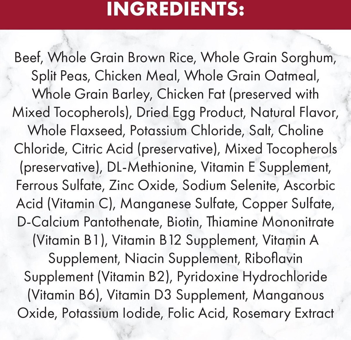 Discontinued - NUTRO SO SIMPLE Adult Beef & Rice Recipe Natural Dry Dog ...