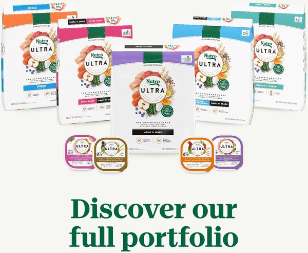 NUTRO Ultra Adult High Protein Trio of Proteins Chicken, Lamb & Salmon ...