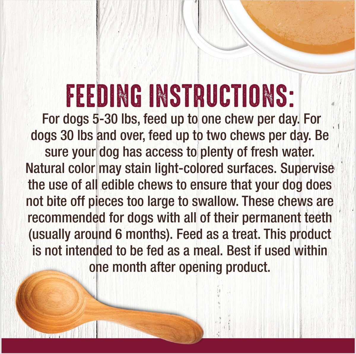 NYLABONE Broth Bones for Small Dogs, 20 count - Chewy.com