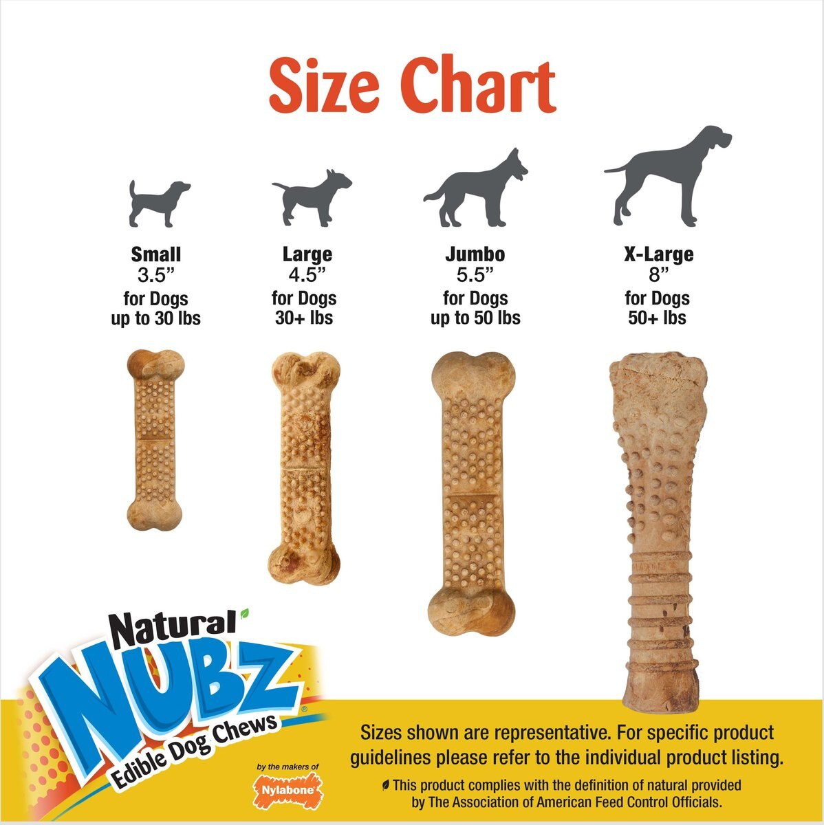 NYLABONE Natural Nubz Chicken Dog Treat, 8 count - Chewy.com