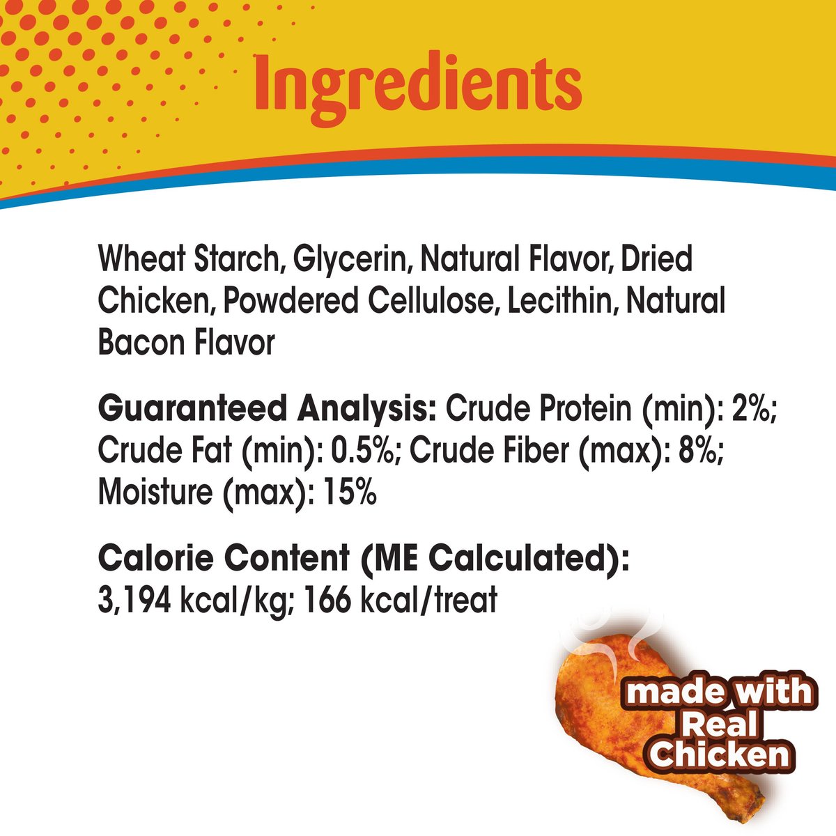 NYLABONE Natural Nubz Chicken Dog Treat, 8 count - Chewy.com