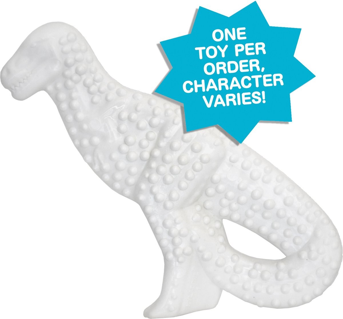 NYLABONE Power Chew Dental Chew Chicken Flavored Dinosaur Dog Chew Toy ...
