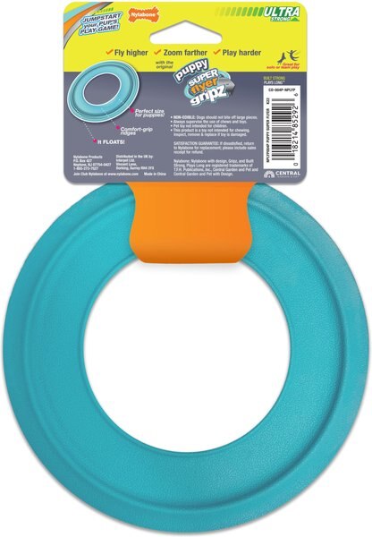 Out of Stock - NYLABONE Power Play Super Flyer Puppy Toy, Blue - Chewy.com