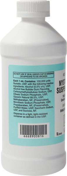 NYSTATIN Oral Suspension, 100,000 units/mL, 480 mL - Easy Refills ...