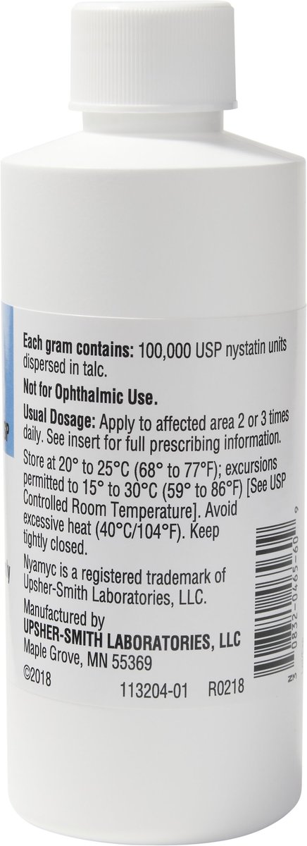 NYSTATIN Topical Powder, 100,000 units/gm, 60 gm - Easy Refills | Chewy Rx