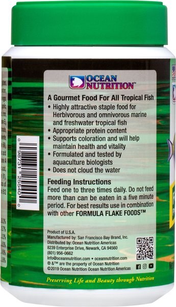 OCEAN NUTRITION Formula Two Flake Fish Food, 5.5-oz jar - Chewy.com