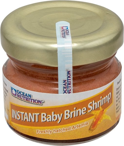 OCEAN NUTRITION Instant Baby Brine Shrimp Fish Food, 0.7-oz jar - Chewy.com