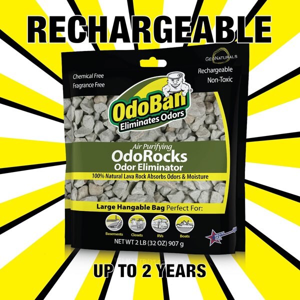 ODOBAN OdoRocks Odor Eliminator Deodorizer, 2-lb bag - Chewy.com