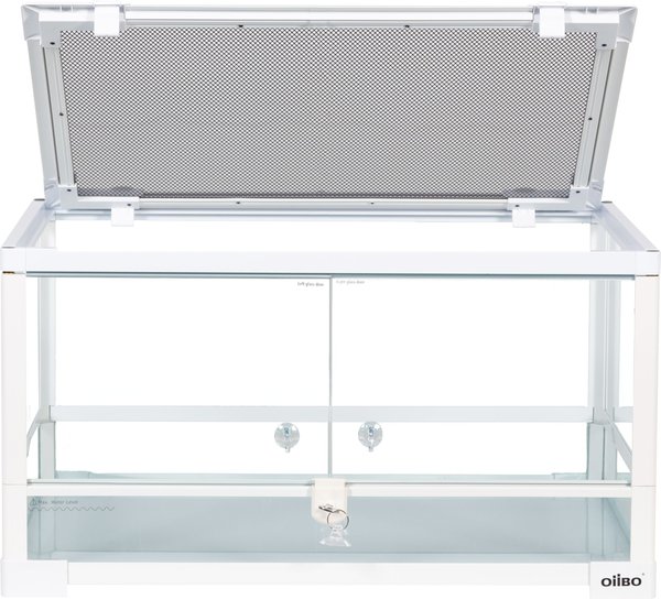 OIIBO Full Glass Front Opening Reptile Tank Terrarium, 24-gal - Chewy.com