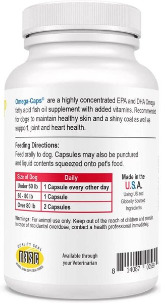 OMEGA-CAPS HP Snip Tips for Medium & Large Dogs, 60 count - Chewy.com