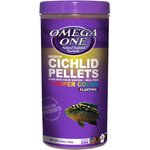 OMEGA ONE Super Color Floating Pellets Tropical Fish Food, 6.5-oz jar ...