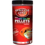 OMEGA ONE Super Color Floating Pellets Tropical Fish Food, 6.5-oz jar ...