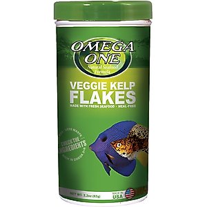 OMEGA ONE Freshwater Flakes Tropical Fish Food, 1-oz jar - Chewy.com
