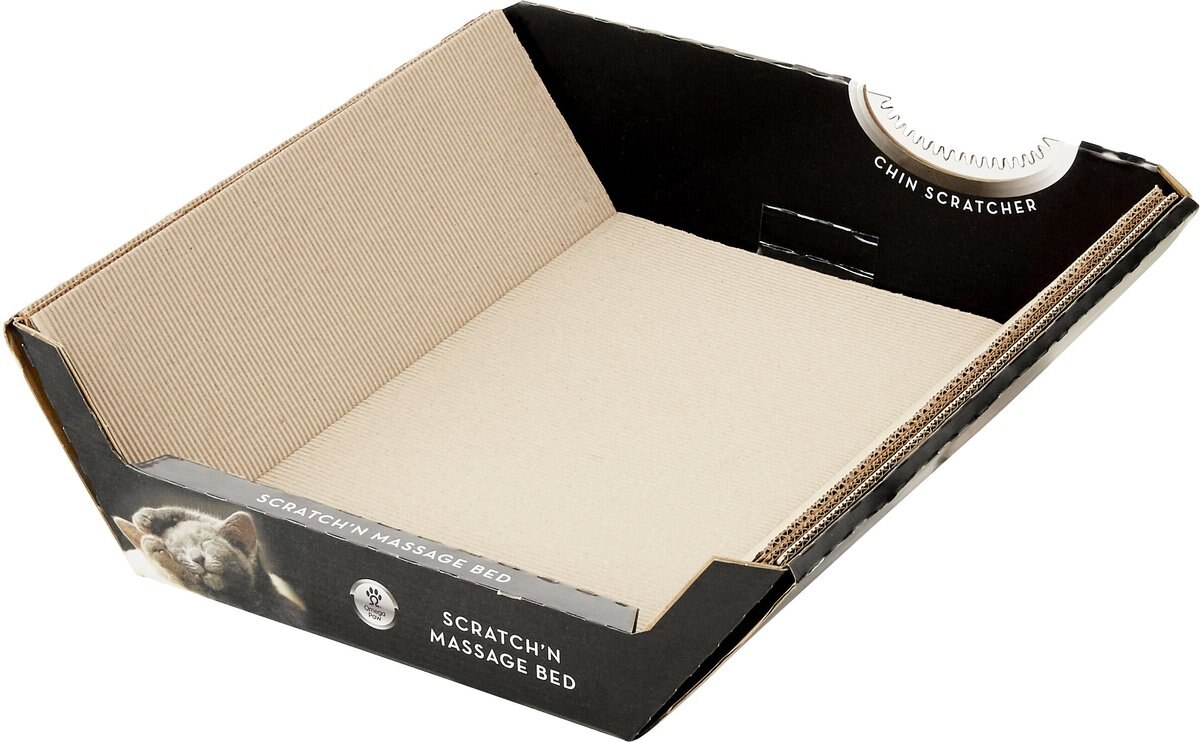 OMEGA PAW Ripple Board Scratch Massage Cat Bed - Chewy.com