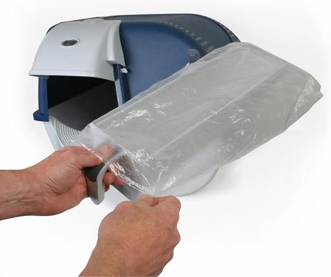 OMEGA PAW Roll 'N Clean Complete Self Cleaning Cat Litter Box, Large ...