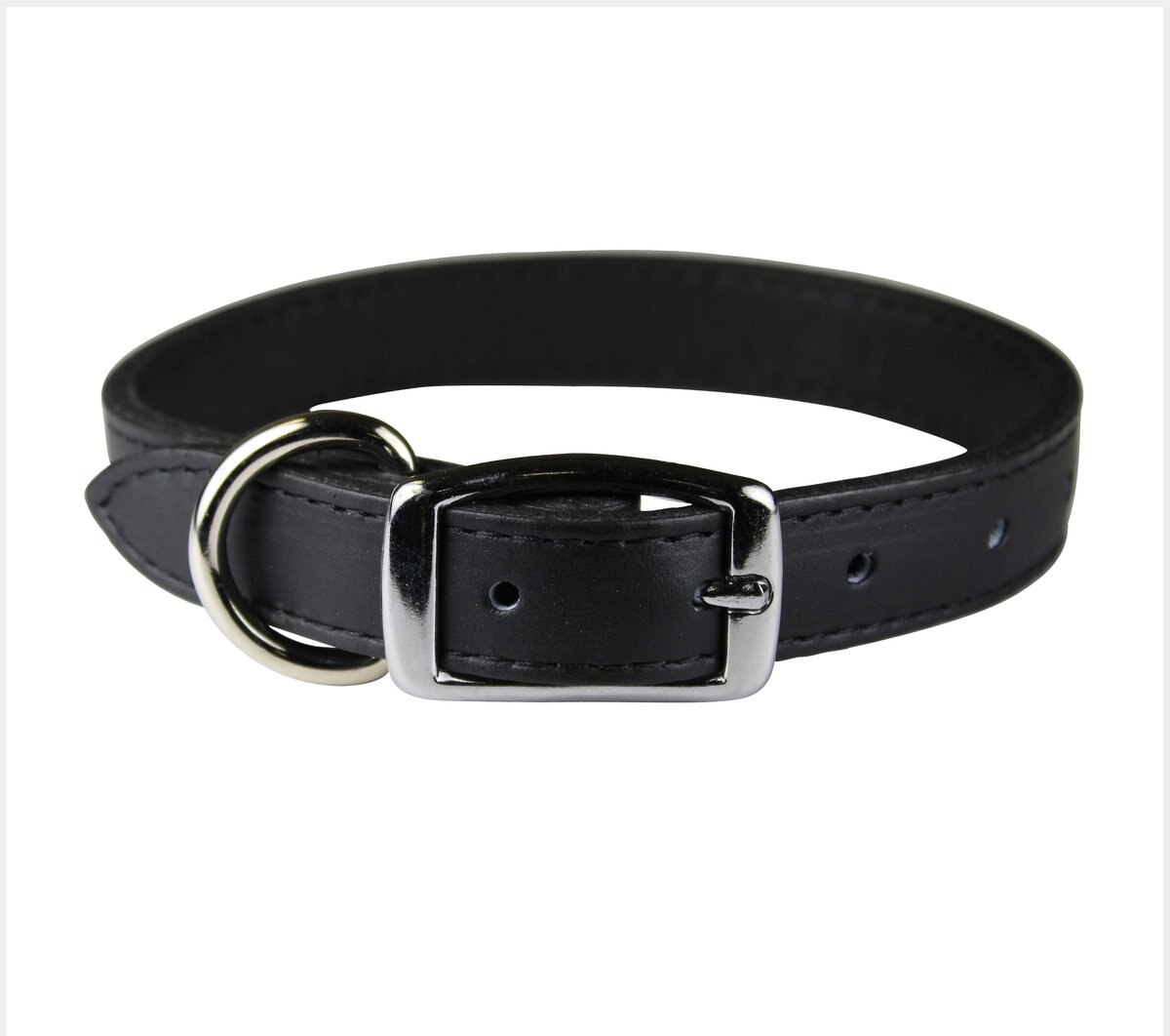 OMNIPET Signature Leather Dog Collar, Black, 16-in - Chewy.com