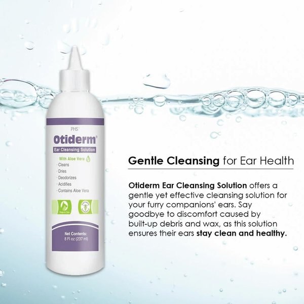 ORA-CLENS Otiderm Dog & Cat Ear Cleaner, 8-fl oz bottle - Chewy.com