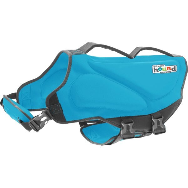 OUTWARD HOUND Dawson Swim Dog Life Jacket, Blue, Medium - Chewy.com