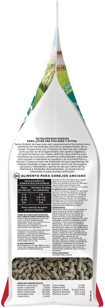 OXBOW Animal Healthy Essentials Natural Pellets Senior Rabbit Food, 4 ...