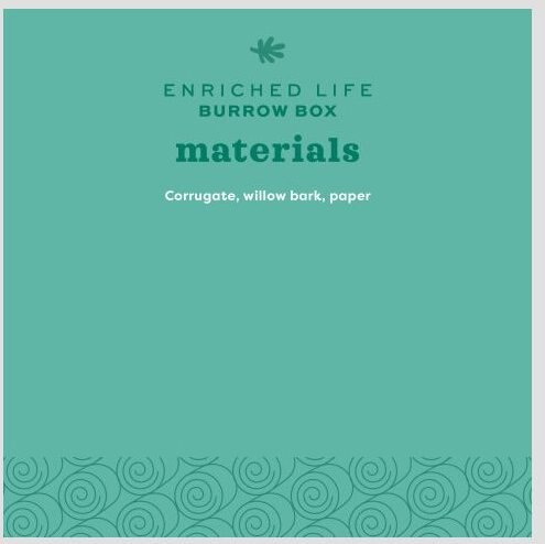 Discontinued - OXBOW Enriched Life Burrow Box Small Pet Toy - Chewy.com