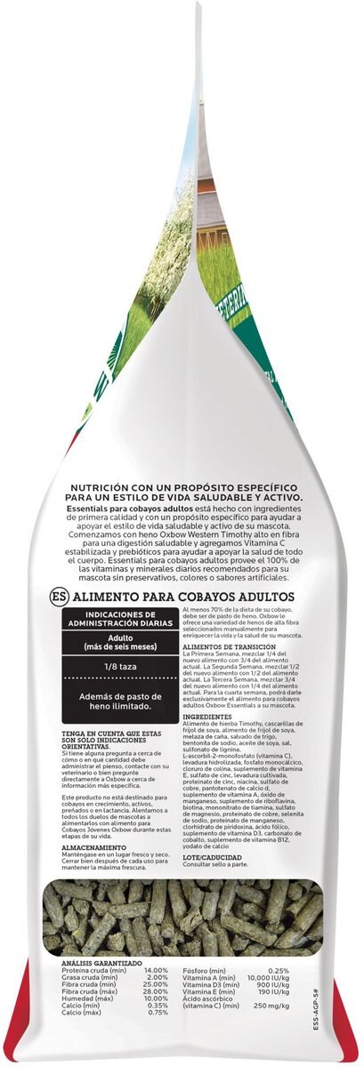 OXBOW Essentials Cavy Cuisine Adult Guinea Pig Food, 5-lb bag - Chewy.com