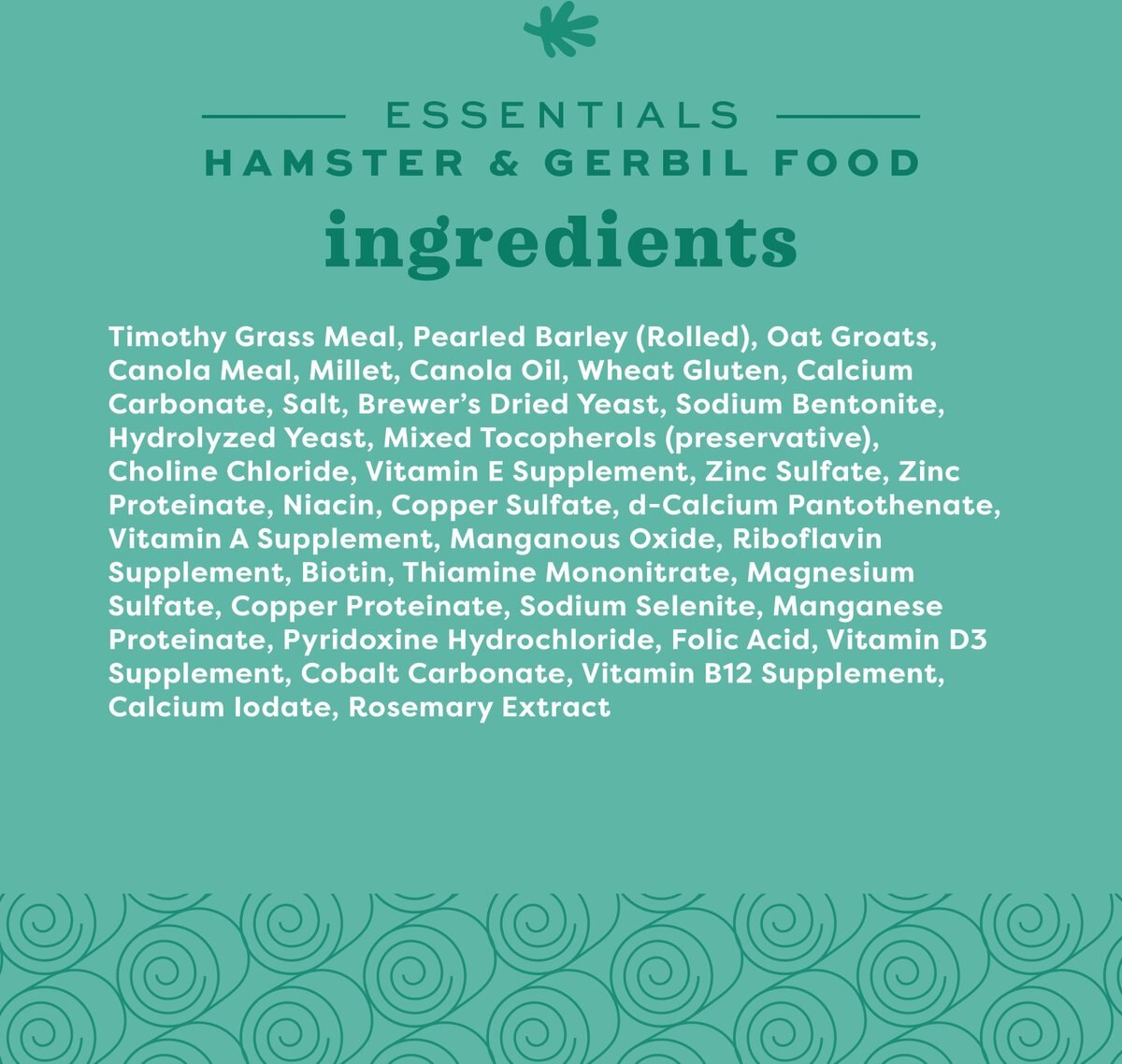 OXBOW Essentials Healthy Handfuls Gerbil & Hamster Food, 15-lb bag ...