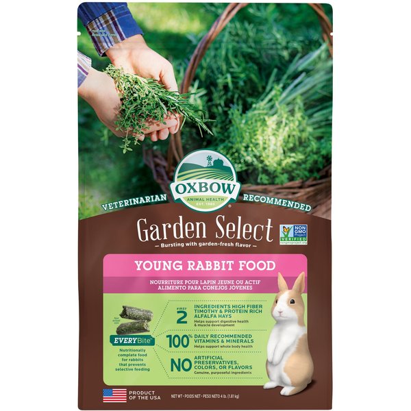 OXBOW Essentials Bunny Basics Young Rabbit Food, 5-lb bag - Chewy.com