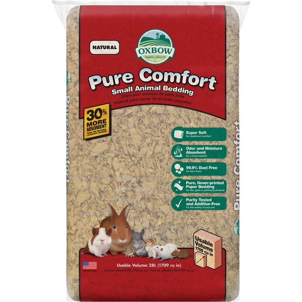 OXBOW Pure Comfort Small Animal Bedding, White, 36-L - Chewy.com