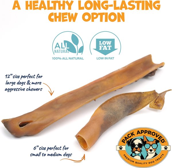 PACK APPROVED Camel Skins 12-inch Natural Dog Chew Treats, 3 count ...