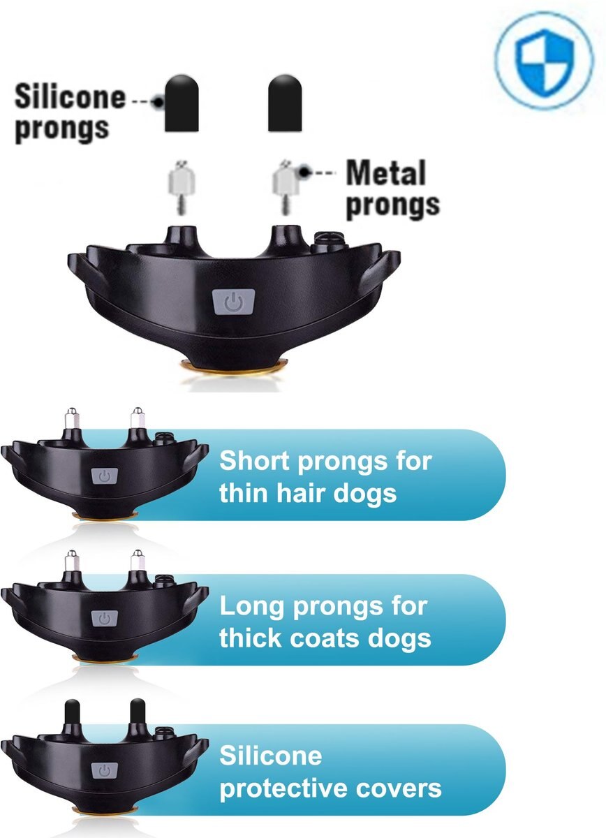 PATPET P320 1000ft Remote Dog Training Shock eCollar, Small, Black 1 ...