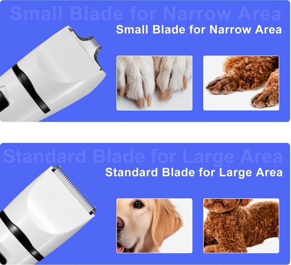 PATPET P920 Low Noise Cordless Paws, Eyes, Ears & Face Grooming Trimmer ...