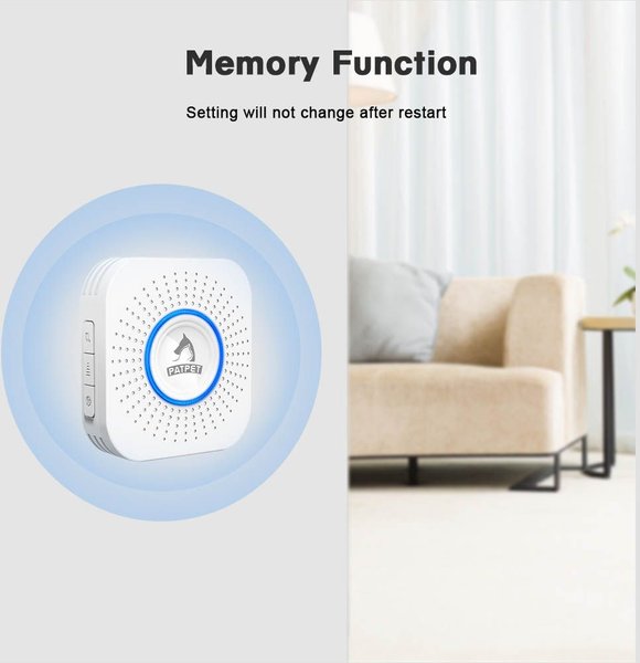 PATPET Smart Doorbell with Wireless & Electric Potty Training Cat & Dog ...