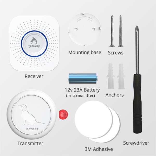 PATPET Smart Doorbell with Wireless & Electric Potty Training Cat & Dog ...