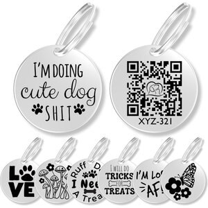 Temporarily Unavailable - PAWFUREVER Customizable QR Code Dog ID Tag ...
