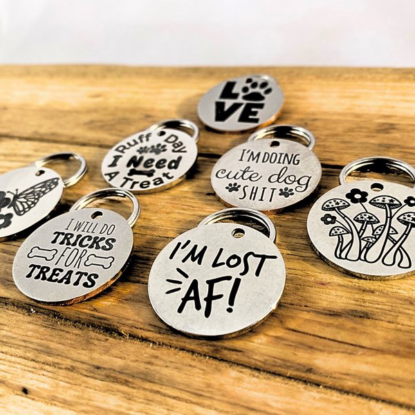 Temporarily Unavailable - PAWFUREVER Customizable QR Code Dog ID Tag ...