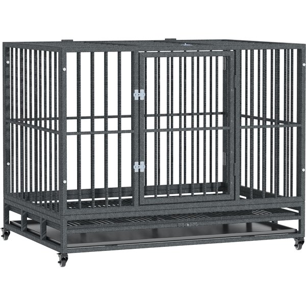 PET GEAR The Other Door 4-Door Collapsible Wire Dog Crate & Pad ...