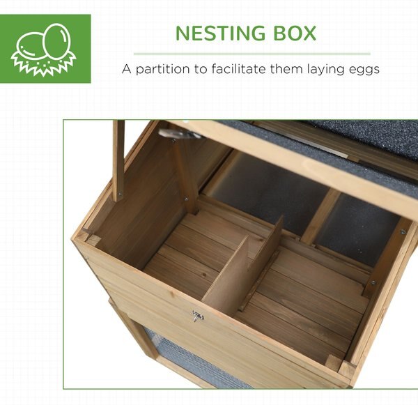 Temporarily Unavailable - PAWHUT Poultry Cage House Wooden with ...