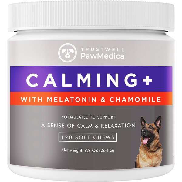 PET MD Calming Hemp Soft Chew Calming Supplement for Dogs, 120 count ...