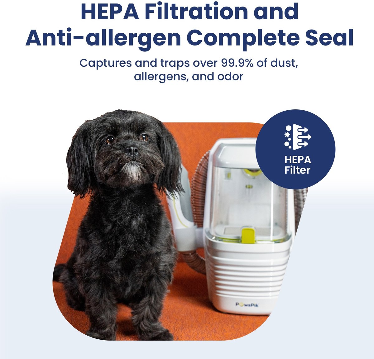 PAWSPIK GroomingPro Rx Professional 7-in-1 Dog & Cat Vacuum & Grooming ...