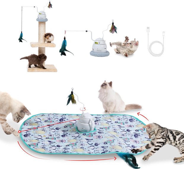 Moving Cat Toys: Motion-Activated Cat Toys (Free Shipping) | Chewy