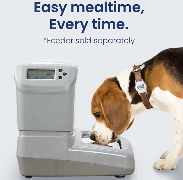 PAWSPIK PortionPro Rx Feeder with Silicone Loops Silicone RFID Dog ...