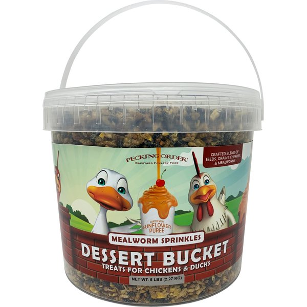 Out of Stock - PECKING ORDER Dessert Bucket Mealworm Sprinkles Chicken ...