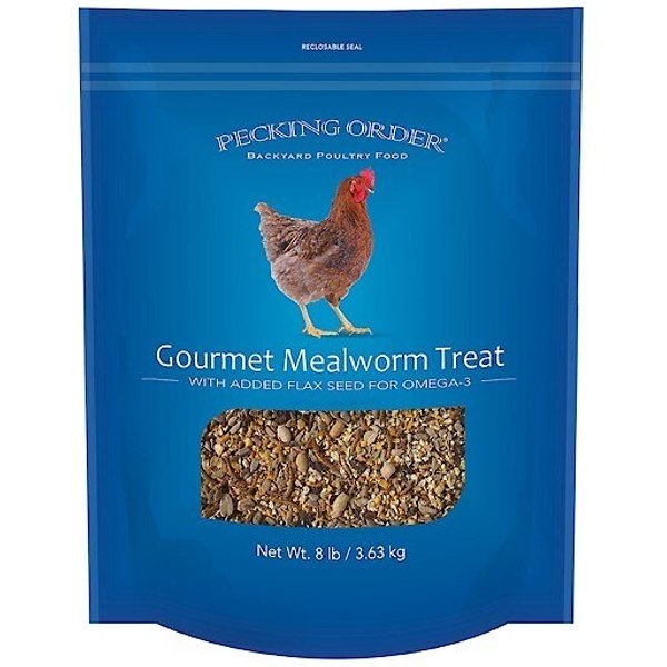 PECKING ORDER 5 Grain Scratch Premium Blend & Boonworms Chicken Feed ...