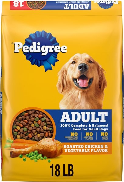 PEDIGREE Complete Nutrition Roasted Chicken & Vegetable Flavor Dog ...