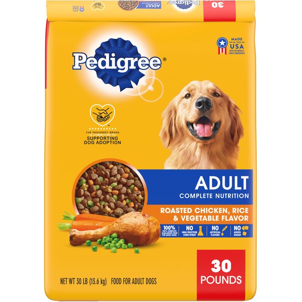 PEDIGREE Complete Nutrition Roasted Chicken & Vegetable Flavor Dog ...