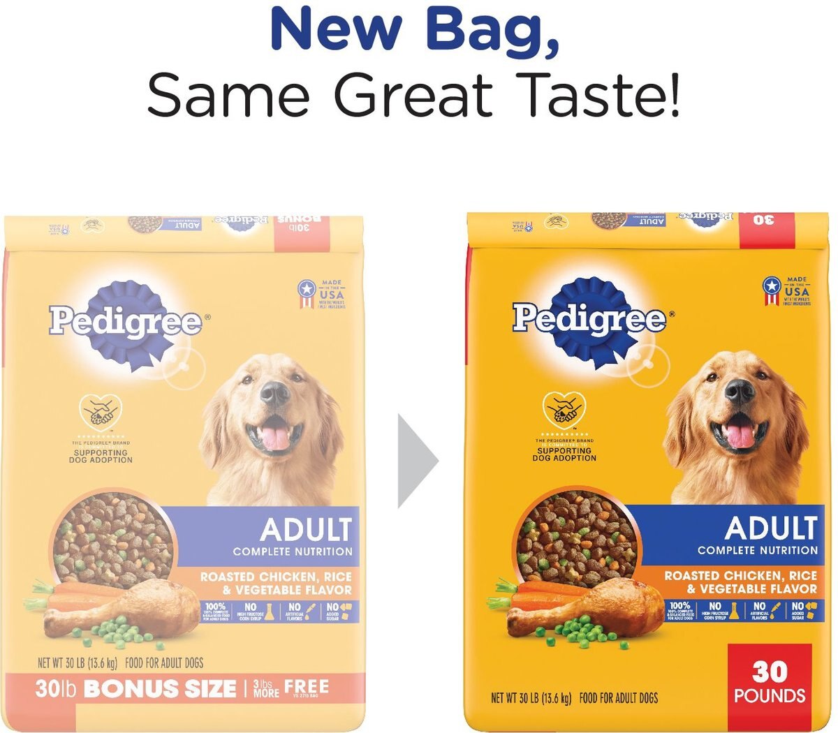 PEDIGREE Complete Nutrition Roasted Chicken & Vegetable Flavor Dog ...